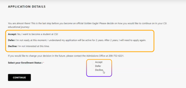 Frequently Asked Questions for the New Student Application | CSI ...