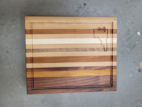 DIY Woodworking Project: Side Grain Cutting Boards | College of ...
