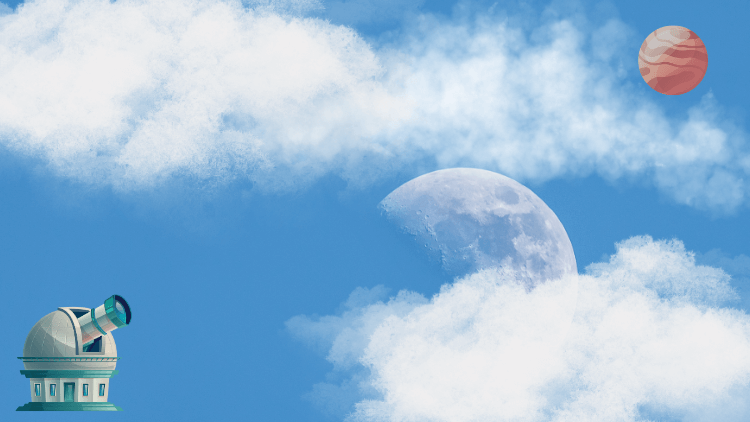 Close Daytime Conjunction of Mars and the Moon | College of Southern Idaho