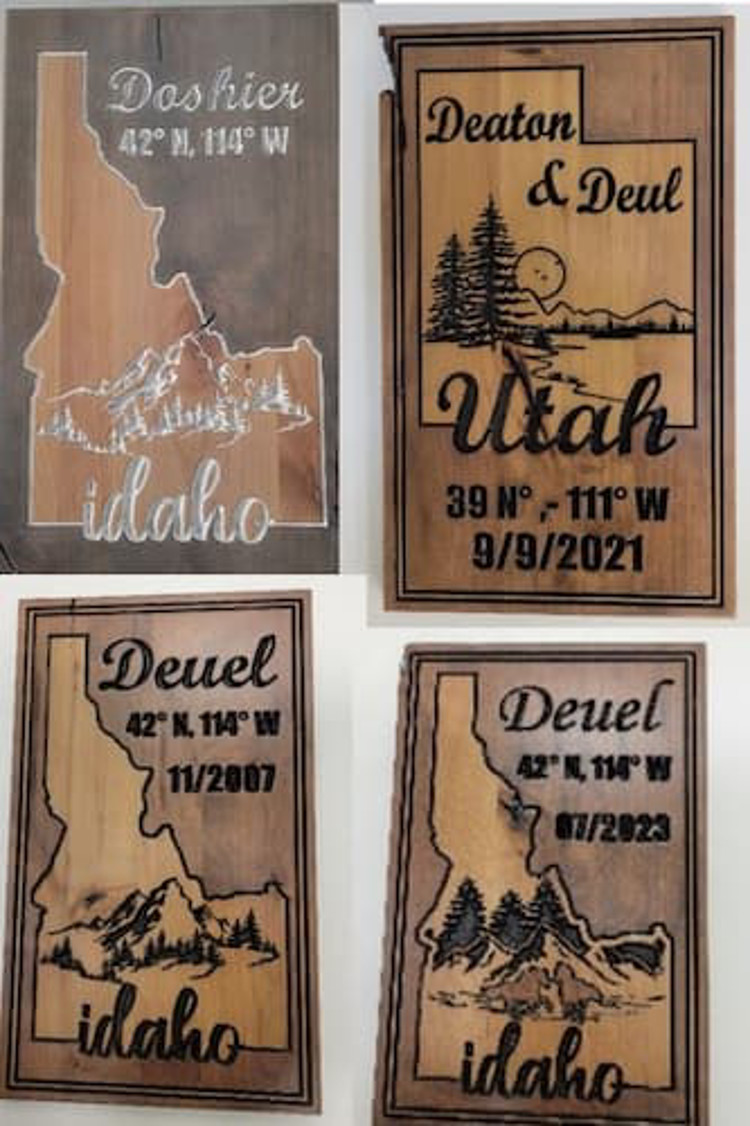 DIY Woodworking Projects: State Plaques | College of Southern Idaho
